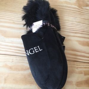 Victoria's Secret | Shoes | Victorias Secret Angel Black Velvet Soft ...